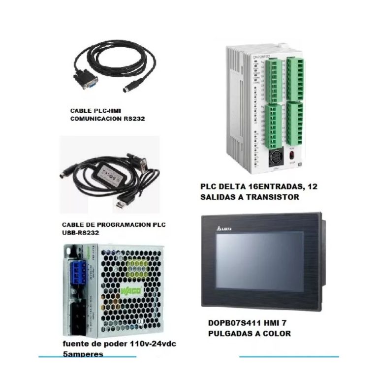KIT COMPLETO PARA PROGRAMACIÓN PLC Y HMI – Neuprin